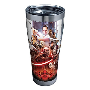 Tervis Star Wars Episode IX Triple Walled Insulated Tumbler Travel Cup Keeps Drinks Cold & Hot, 30oz, Stainless Steel