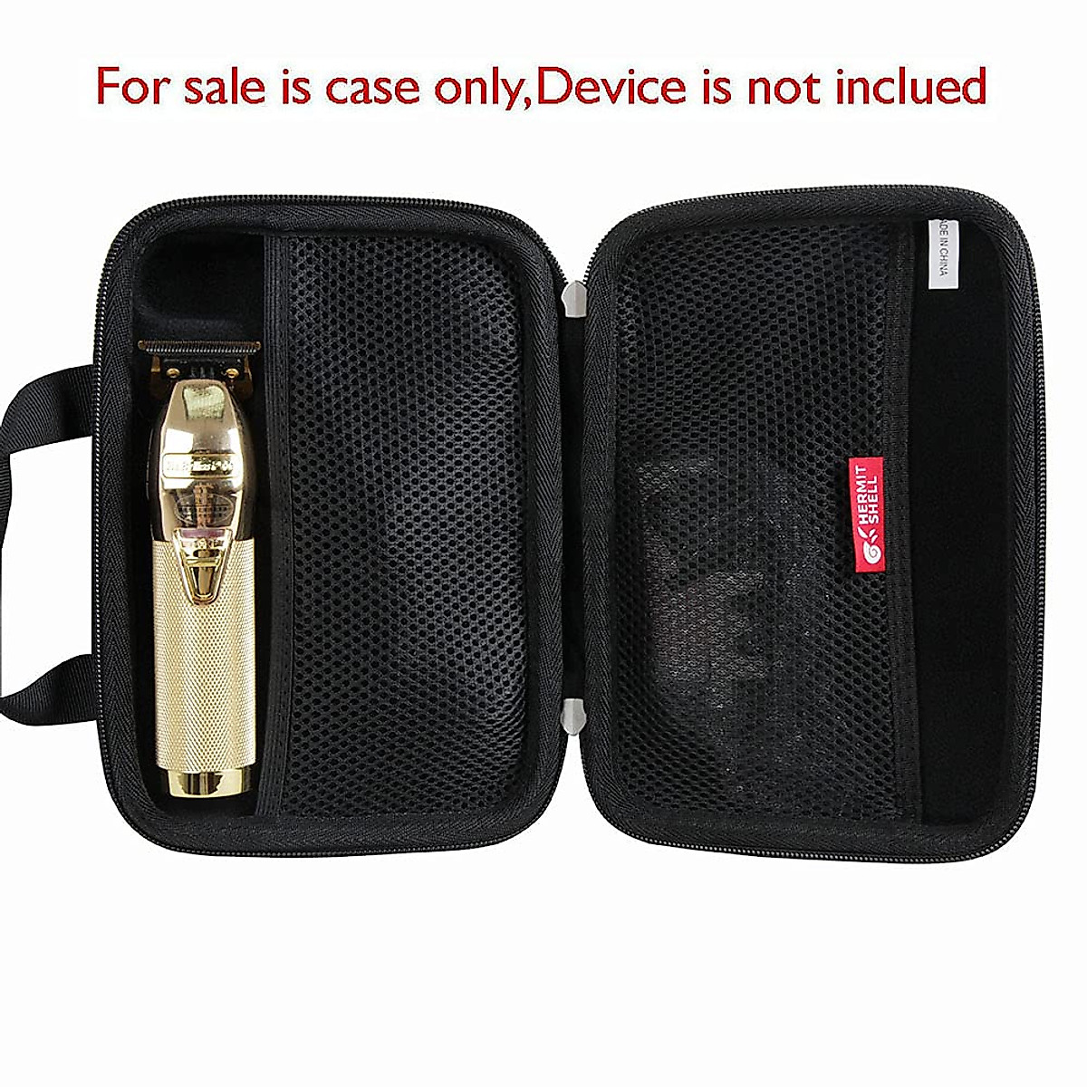 Hermitshell Hard Travel Case for BaBylissPRO Barberology MetalFX Series - Outlining Trimmer (Black)