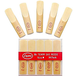Lazarro® T-2.5-R Tenor Saxophone Sax Reeds Size 2.5, Strength 2 1/2, Box of 10