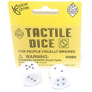 Tactile Dice 2 Each