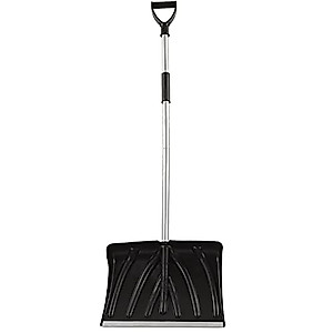 Garden Snow Shovel, 17.7in Width Wide Snow Shovel Large Capacity for Garage