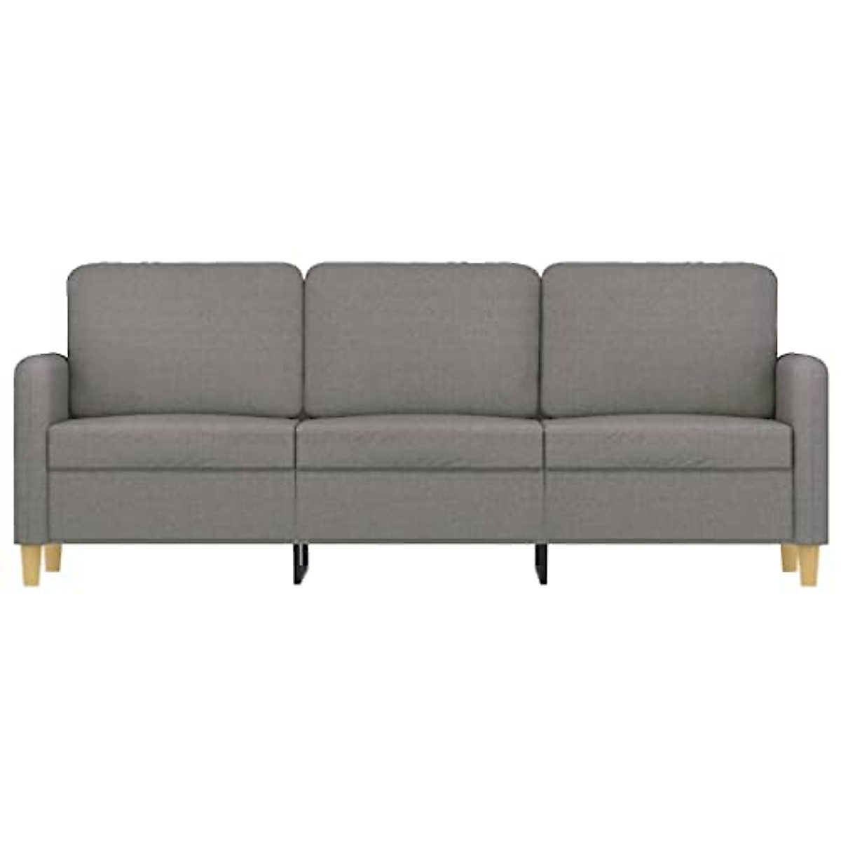 Aisifx 3-Seater Sofa Dark Gray 70.9" Fabric