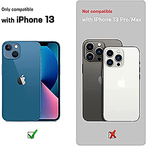 Junlucki Compatible with 13/14 Case, Liquid Silicone Case, Full Body Screen Camera Protective Cover, Shockproof, Slim Phone Case, Anti-Scratch Soft Microfiber Lining, 6.1 inch (White)