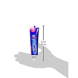 AIM Kids Mega Fluoride Toothpaste, Bubble-berry
