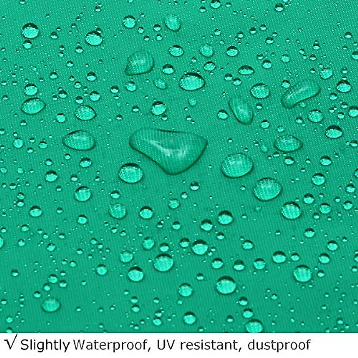 84"x48"x7.1" Garden Swing Chair Canopy Spare Patio Cover Waterproof Replacement - (Color: Green)