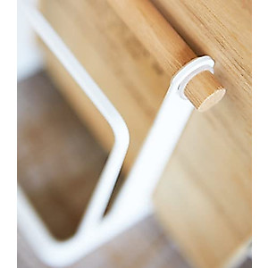 Yamazaki Home Cutting Board Stand, Water Resistant, No Assembly Req, White, One Size