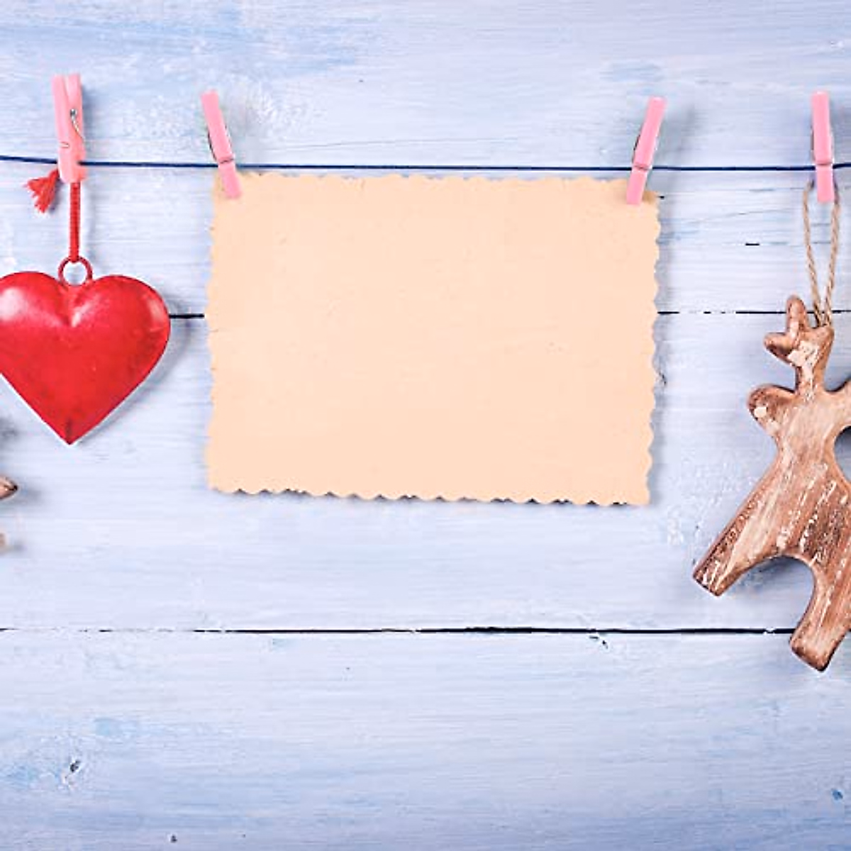 100 Piece Pink Plastic Photo Clips Small Laundry Clothespins Clips Decorative Craft Paper Clips for String Fairy Lights Picture Home Office Decor, 34 x 5 x 8.5 mm