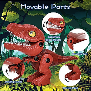 Take Apart Dinosaur Toys for Kids, Kids Toys Stem Dinosaur Toy Learning Building with Electric Drill, Dinosaur Toys for 6 7 8 9 10 Year Old Boys, Birthday Gifts for Toddler Girls Age