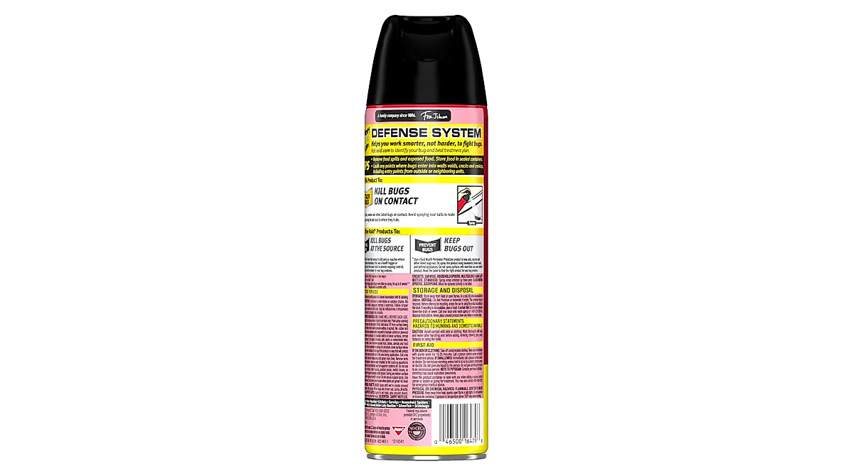 Raid Ant & Roach Killer - Lemon Scent, 17.5 oz Pack of 12