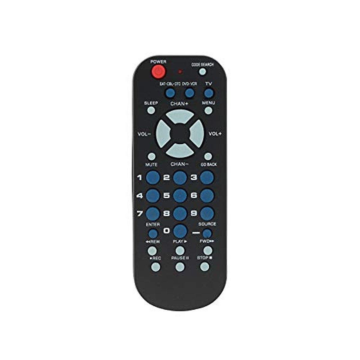 2 Pack Replacement for RCA 3-Device Universal Remote Control Palm Sized - Works with Amino Cable Box - Remote Code 1602, 1822