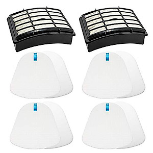 Colorfullife Filters for Shark Vacuum Navigator Lift-away ZU503AMZ, NV350, NV351, NV352, NV355, NV356E, NV357, NV360, NV370, NV391, UV440, UV490, UV500, UV540, UV541, UV550, Part XFF350 XHF350