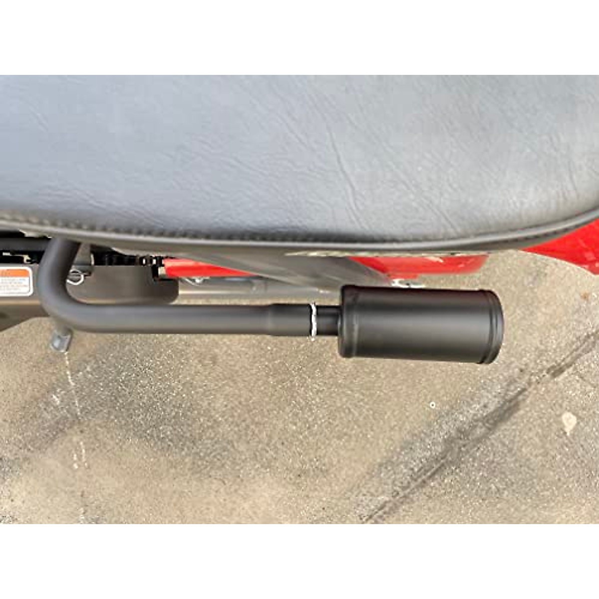 Exhaust with Muffler For Coleman Powersports CT200U BT200X KT196 RB200 MB200,For Predator 212cc 196cc/6.5HP Go Kart and Gas Mini Bike Black