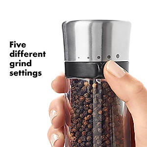 OXO Good Grips Sleek Adjustable Salt and Pepper Mill Set