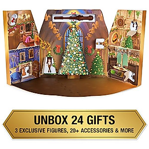 Wizarding World Harry Potter, Magical Minis Advent Calendar 2023 with 24 Gifts, Surprise Toys Christmas Countdown Calendar, Kids Toys for Ages 6 & up