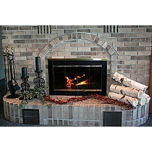 Wilson Birch Fireplace Large Log Set (5 Logs: 3''-5'' Dia. x 15.5-17.5" Long)