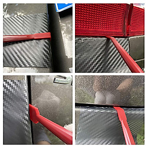 Car Wrapping Vinyl Tool Kit Window Film Tint Tools Set with Car Wrap Edge Trimming Squeegee, Vinyl Squeegee, Utility Knife Blade