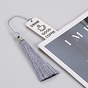 Book Lovers Gifts Bookmark for Women Men Coffee & Books Bookmarks for Book Coffee Lovers Women Birthday Retirement Gifts Bookmarks for Coworker Friends Bookworm Reader Gifts for Teacher Daughter