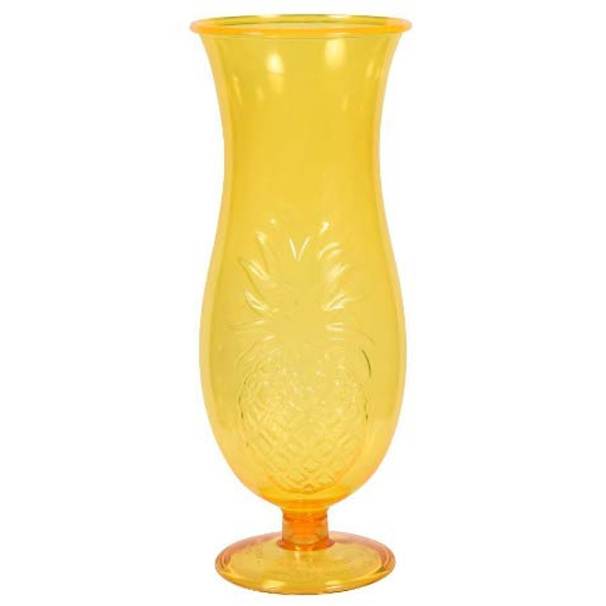 TopNotch Outlet Hurricane Glasses - Plastic Luau Tumblers (4 Pc) Tropical Summer Party Ready - Tall Frozen Cocktail Cups - Break Resistant