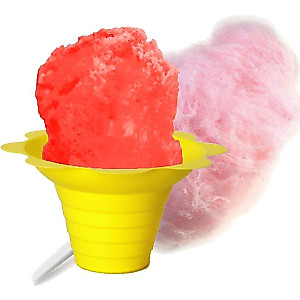 Hypothermias Pink Cotton Candy Ready to Use Gallon (128 Fl. Oz) Hawaiian Snow Cone Flavors Syrup - Shaved Ice, 100% Pure Cane Sugar