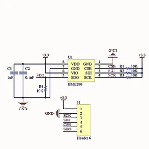 ACEIRMC BME280 Digital 5V Temperature Humidity Sensor Atmospheric Barometric Pressure Board IIC I2C Breakout for Arduino (Pack of 2)