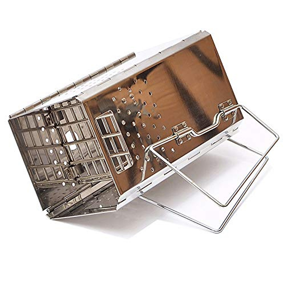 Portable Chimney Starter Stainless Steel Outdoor BBQ Foldable Charcoal Starter father's day gift