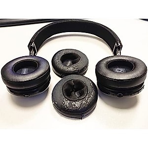 VEKEFF Replacement Ear Pads Cushions Repair Parts for JBL Live 400BT Wireless Over-Ear Headphones (400BT-Black)