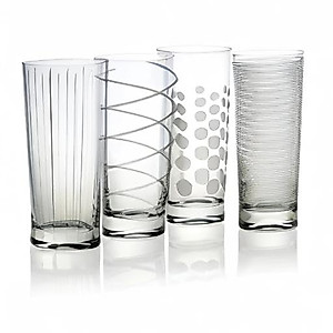 Mikasa Cheers Highball Glass, 19.75-Ounce, Set of 4