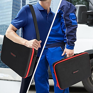 Xinriga Waterproof Battery Case,Compatible for Milwaukee M12 M18 Batteries,Battery Chargers and Power Tools with Adjustable Compartments for 18V 12V 2.0/3.0/4.0/5.0/6.0/6.5/8.0/9.0/12.0-Ah (Case Only)