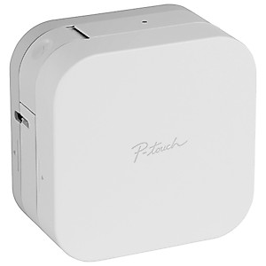 Brother P-Touch Cube Smartphone Label Maker, Bluetooth Wireless Technology, Multiple Templates Available for Apple & Android Compatible – White