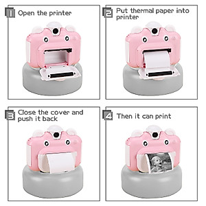 3 Rolls Refill Print Paper for Barchrons Instant Print Camera, Zero Ink Thermal Paper, Print Paper TP57A