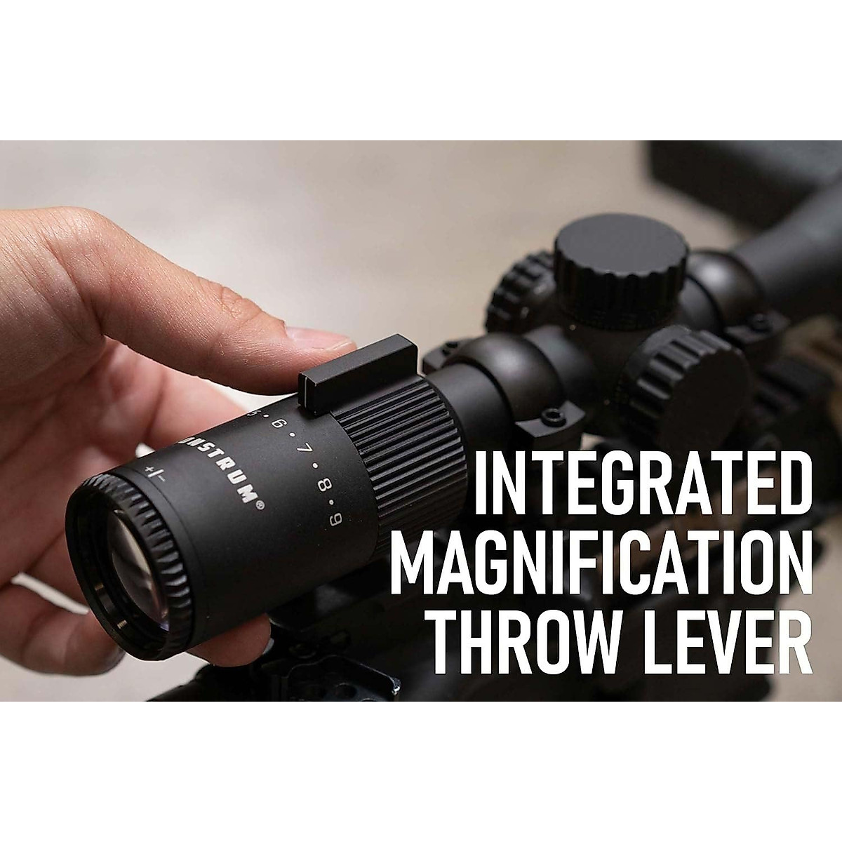 Monstrum Guardian 3-9x40 Rifle Scope with Illuminated MOA Reticle | Black