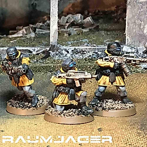 Death Fields - Raumjäger Infantry (24 Figures) Multi-Part Hard Plastic (HIGH Impact POLYSTYRENE) 28MM Figures…