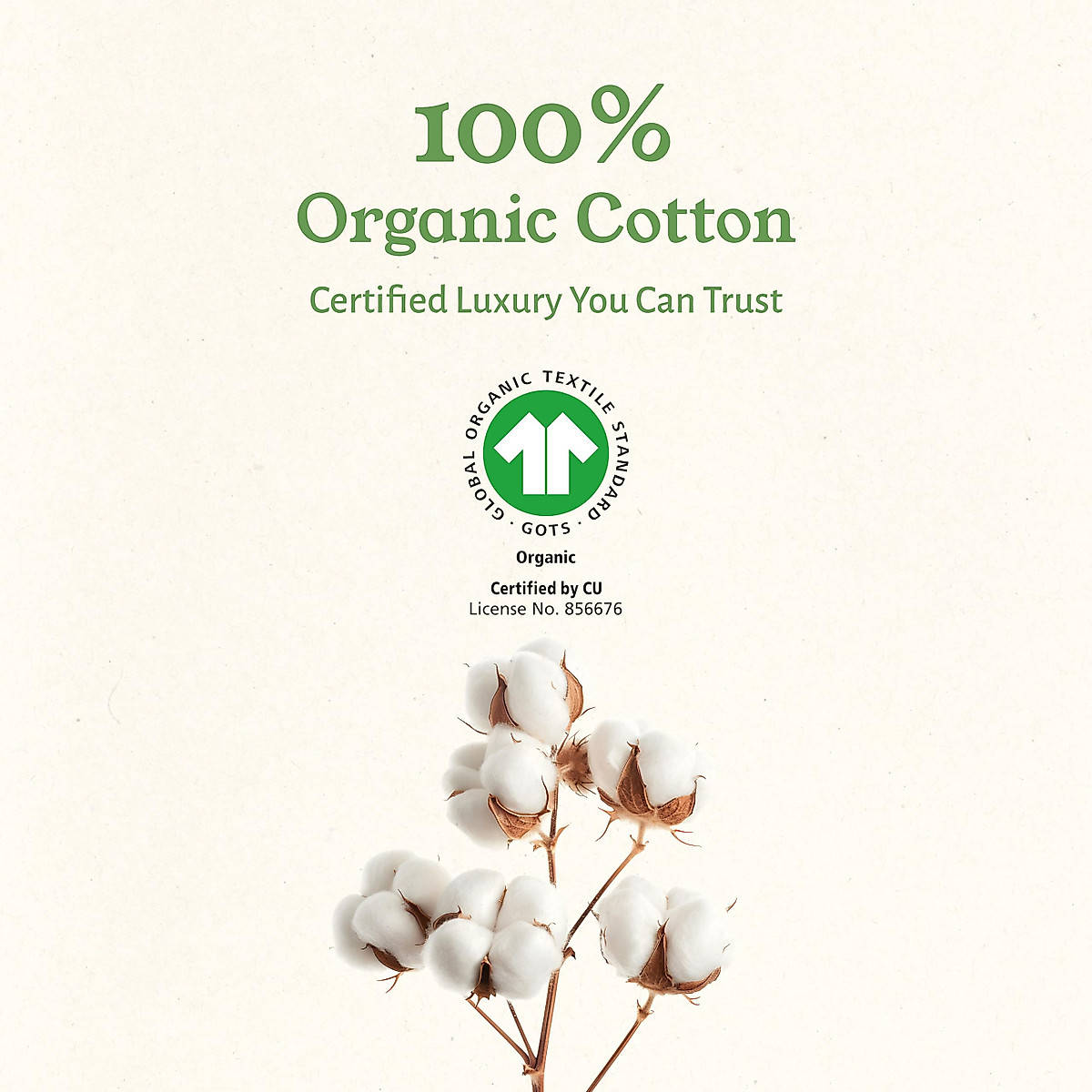 California Design Den 100% Organic Cotton Sheets Full Size Bed Set - Crisp Percale, Deep Pocket Cooling Sheets, GOTS Certified, Soft, Breathable and Durable Bedding Set - White