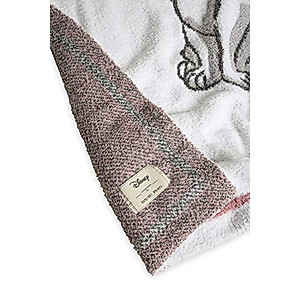 Barefoot Dreams CozyChic Disney Aristocats Stroller Blanket, White-30” x 40”