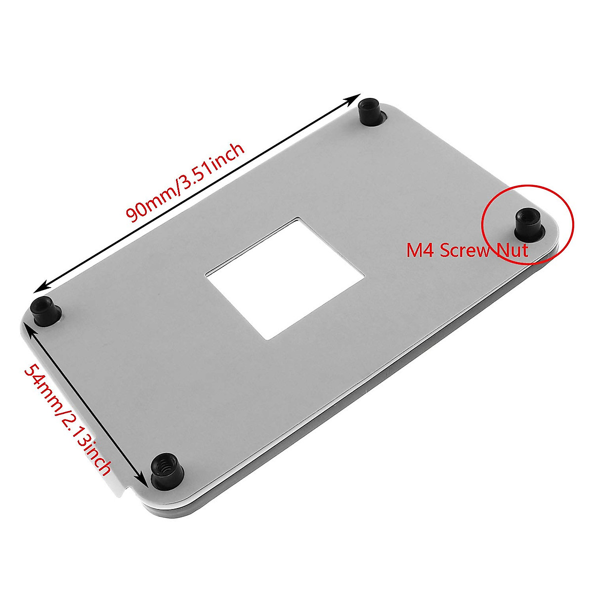 DGZZI AM4 Backplane Back Durable CPU Heatsink Bracket Motherboard CPU Fan Cooling Mounting Sheet Plate for AM4 AMD Socket for Desktop