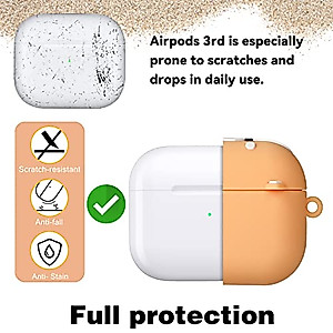Mulafnxal for Airpods 3 3rd Generation Case Cute 3D Lovely Unique Cartoon for Airpod 3 Silicone Cover Fun Funny Cool Design Fashion Cases for Boys Girls Kids Teen for Air pods 3 (2021) (Lie Shiba Inu)