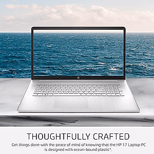 HP Laptops 17 inch Touchscreen 2023| Windows11| AMD Ryzen5 7530U Beat i7-1165G7| Wireless Wi-Fi6| USB C| Widescreen| Numeric Keyboard| Webcam| HDMI Cable (32GB RAM | 1TB PCIe SSD)
