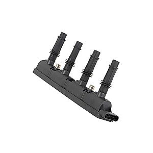 Ignition Coil Pack - Compatible with Chevy, Buick, Cadillac Vehicles - 2011-2018 - 1.4L Encore, ELR, Cruze, Cruze Limited, Sonic, Trax, Volt - Replaces D521C, 55577898, 55579072, 25198623, UF669