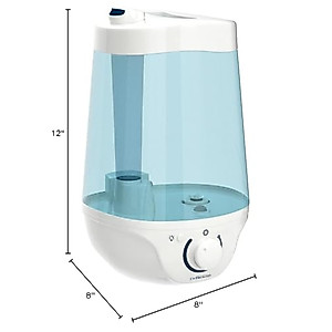 Dr. Brown's Cool Mist Ultrasonic Humidifier for Baby with Diffuser and Night Light