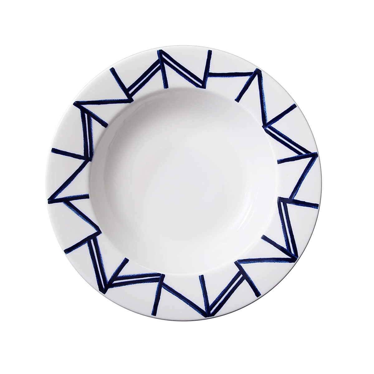 ZEN Scandi Porcelain Salad Pasta Bowls Set of 4, 13oz