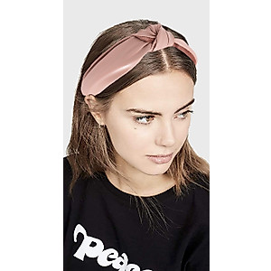 YETASI Headbands for Women Pink Trendy Head bands for Women's Hair Faux Leather Knotted Headband for Women is a Top Knot Womens Headbands Fashion Designer