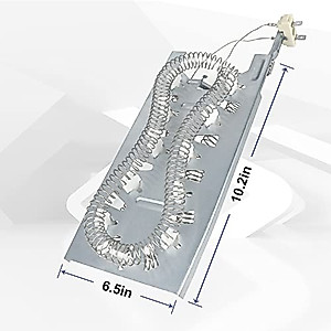 W10864898 Dryer Heating Element Compatible with whirlpool, Kenmore Elite, may-tag, Replaces AP6026295 W10832958-3 Years Warranty- Figure 6 Can See More Models