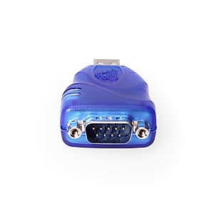 USB RS-232 Serial Adapter DB-9 Male works with all Windows and Mac