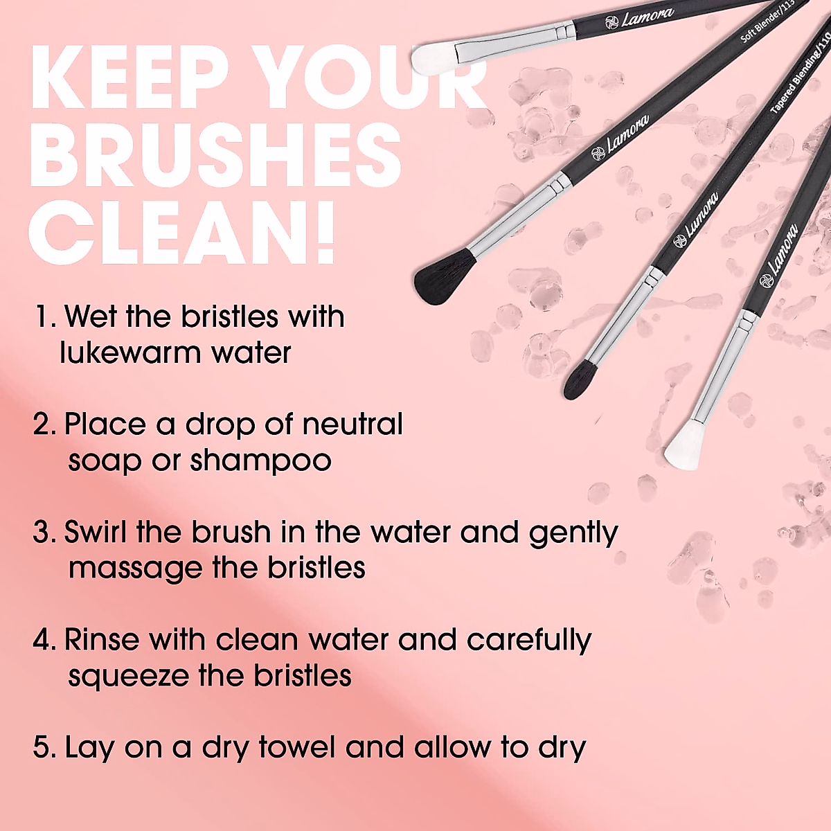 Eyeshadow Brush Set Blending Brushes - Eye Makeup Brushes Eyeshadow Kit - Smoky Eye Brush Set - For Shading or Blending of Eye Shadow Cream Powder Highlighter