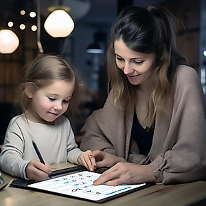 10 Pack Multiplication Chart Whiteboard Card - Double-Sided 9" x 12" Dry Erase Board, Math Manipulatives White Board for Kids Students, Classroom and Home Learning，Small White Board Card Dry Erase