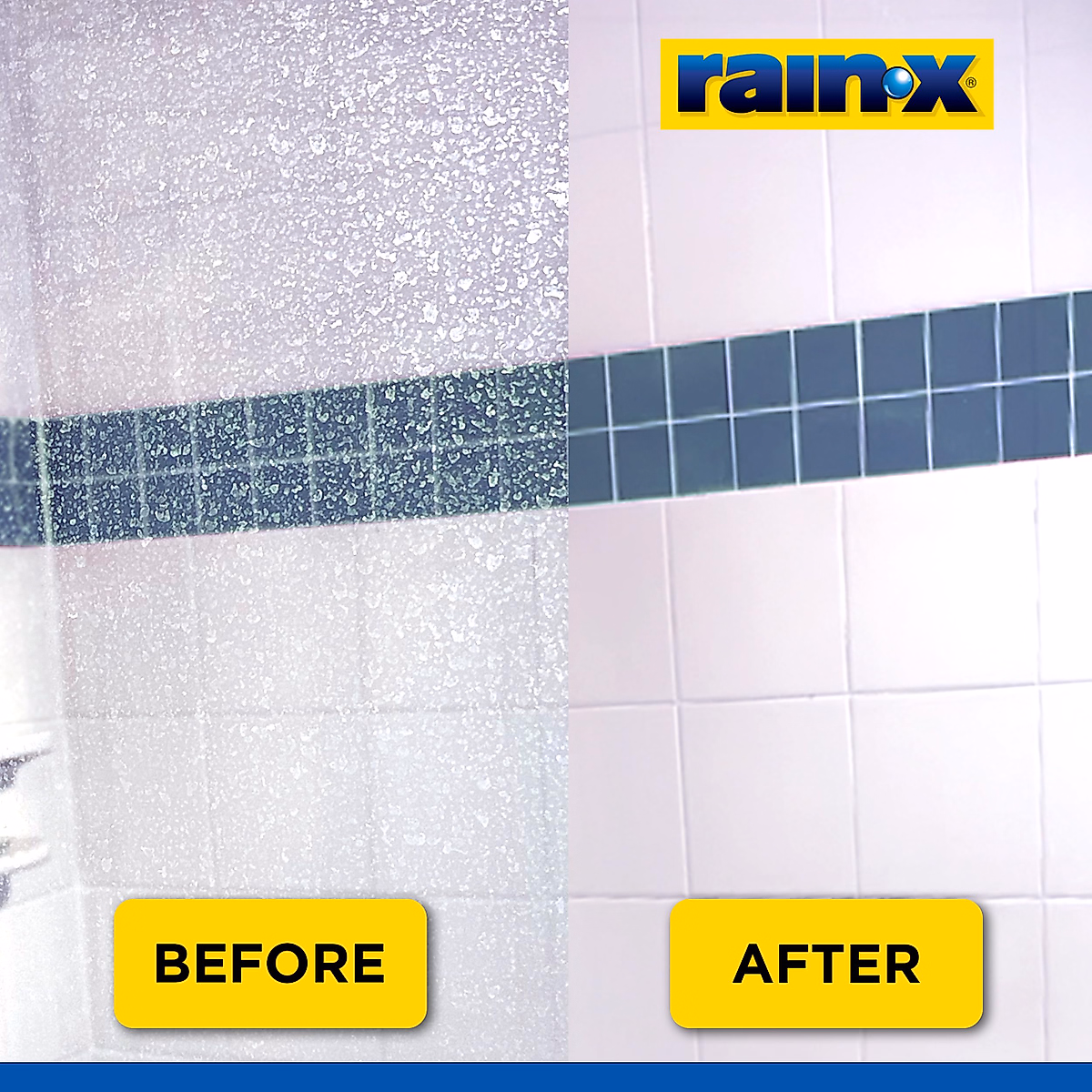 Rain-X 630035 X-Treme Clean Shower Door Cleaner, 12 Fl. Oz, Formulated To Clean Glass Shower Doors - Easy To Use, Removes Soap Scum, Dirt, Hard Water Build-up, Calcium, Lime And Rust Stains