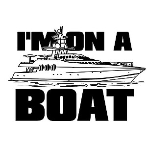 CafePress I'm On A Boat Ceramic Coffee Mug, Tea Cup 11 oz