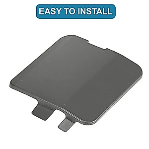 X AUTOHAUX Car Right Side Rear Bumper Tow Hook Cover Towing Eye Cap for Mazda CX-5 2017 2018 2019 2020 2021 KB8A50EK1BB Trailer Cap Gray