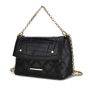 MKF Collection Shoulder Bag for Women, Crossbody Top-Handle Handbag Purse