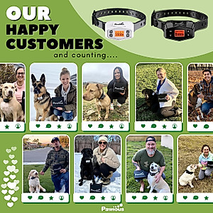 Pawious GPS Wireless Dog Fence - Pet Containment System, Electric Dog Fence with Radius up to 1000 Yards, Rechargeable, Perimeter Shock Collar for Medium and Large Dogs, Outdoor Use Only